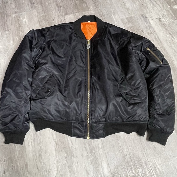 Rothco | Jackets & Coats | Rothco Coat Mens Xxl Black Orange Flyer ...